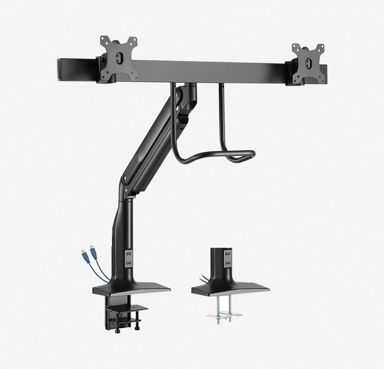 Brazo monitor doble Titán | Ergonomics Chile