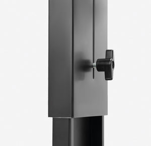 Soporte CPU colgante negro | Ergonomics Chile